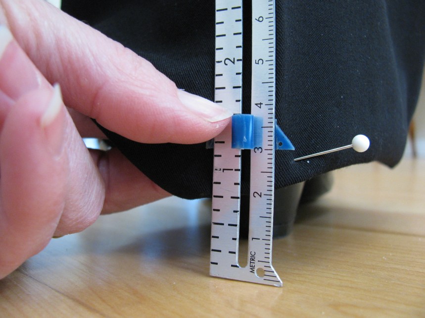 How To Mark Your Pants For Hemming…One Method – The Sewing Garden