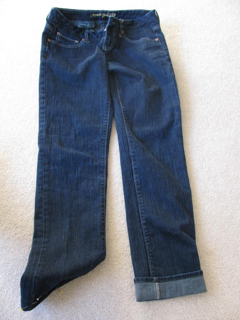 How To Hem Jeans Using The Original Hem – The Sewing Garden