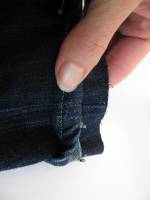 How To Hem Jeans Using The Original Hem – The Sewing Garden