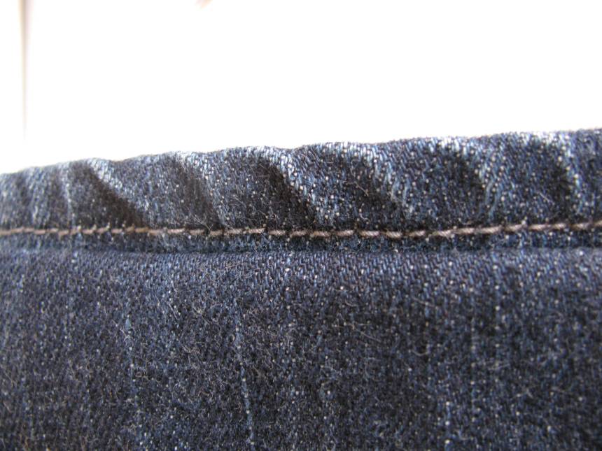 How To Hem Jeans Using The Original Hem – The Sewing Garden