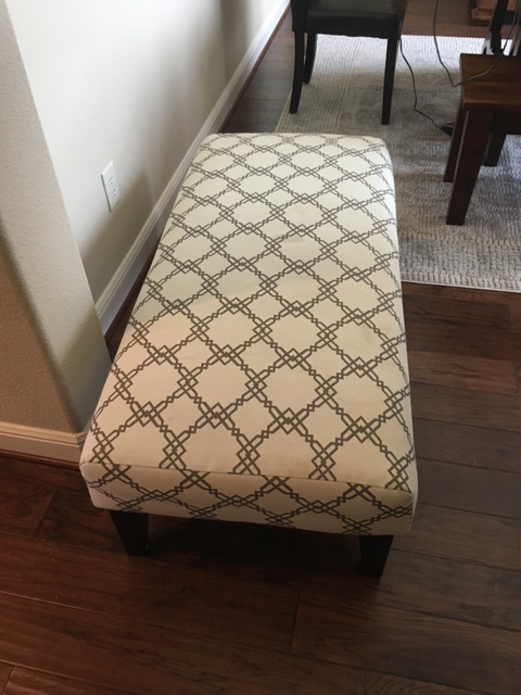 How to Reupholster a Bench – The Sewing Garden