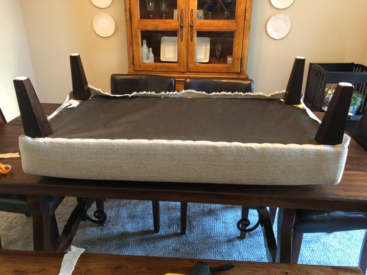 How to Reupholster a Bench – The Sewing Garden